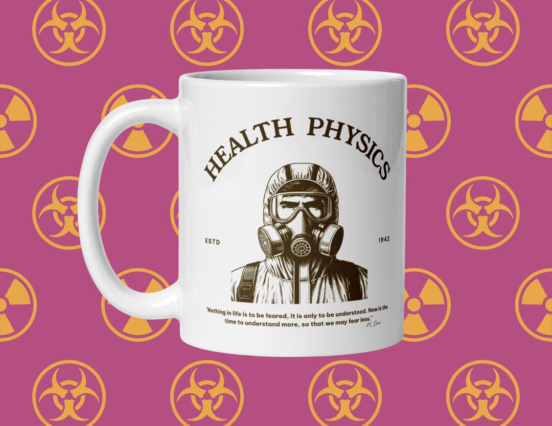 Health Physics Mug Radiation Control Technician Nuclear Power Mug ...