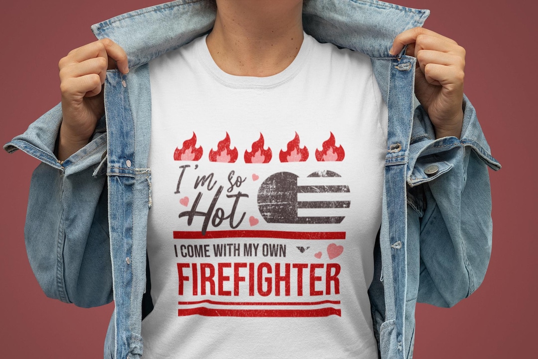 Firefighter Boyfriend Shirt Firefighter Gift I Love My Firefighter ...