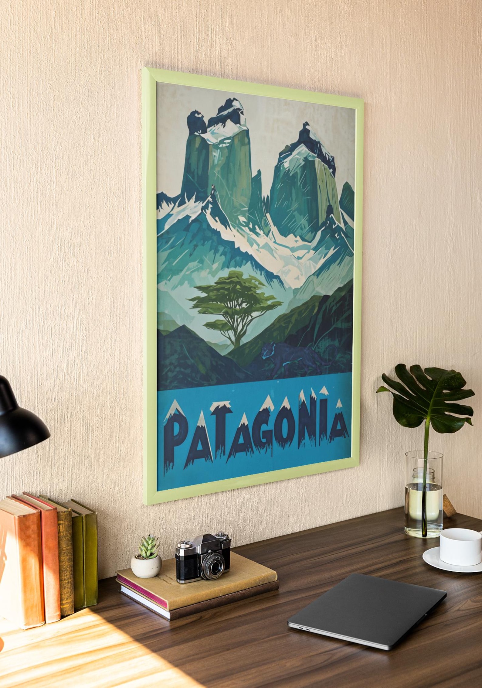 Patagonia Wall Art Chile Argentina Patagonia Print Patagonia Art Poster ...