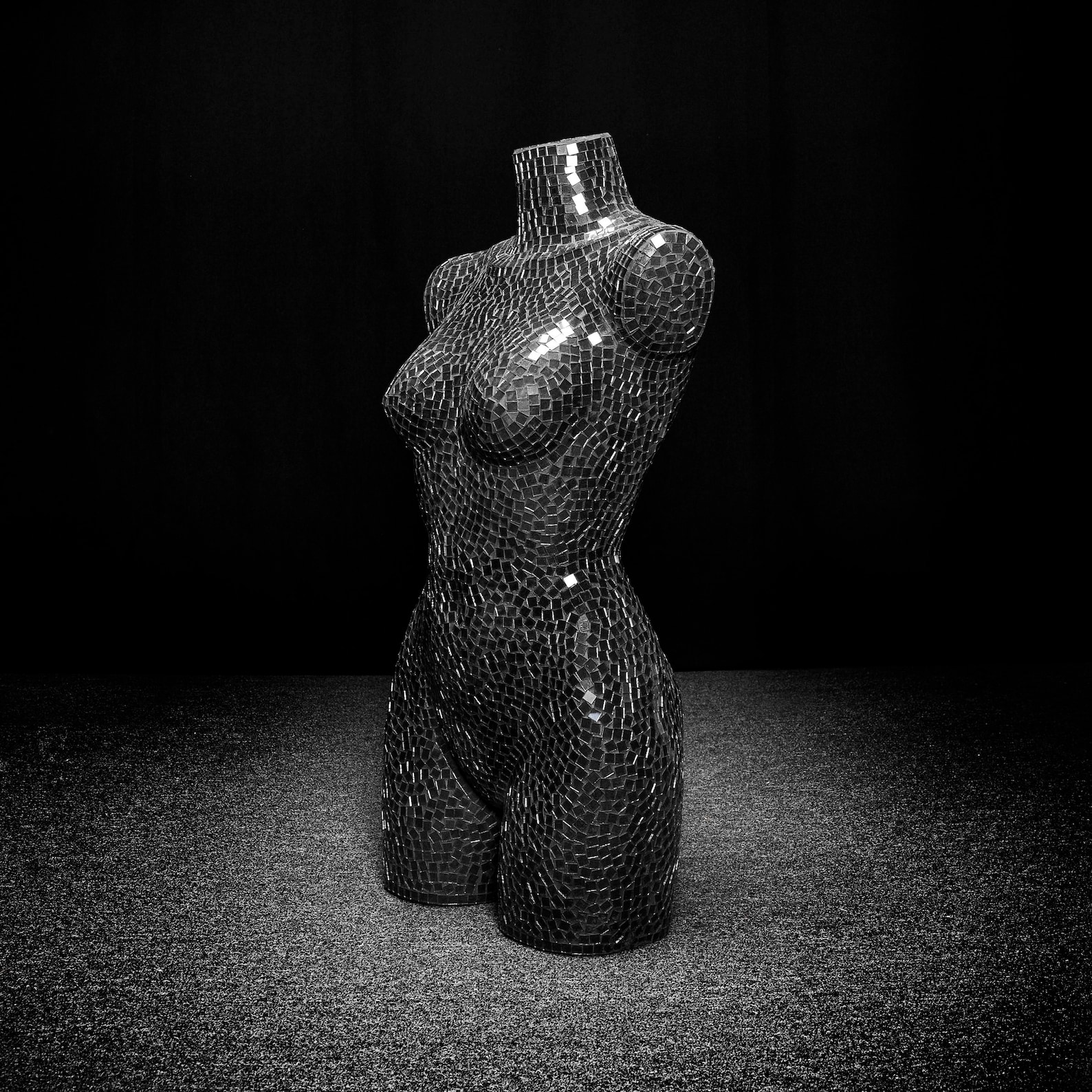 30" Mosaic Mirrored Woman Mannequin - Etsy