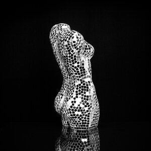 Mosaic Mirrored Woman Mannequin Bust 16" - Etsy