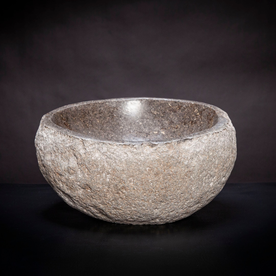 Small River Stone Vessel Sink - Etsy