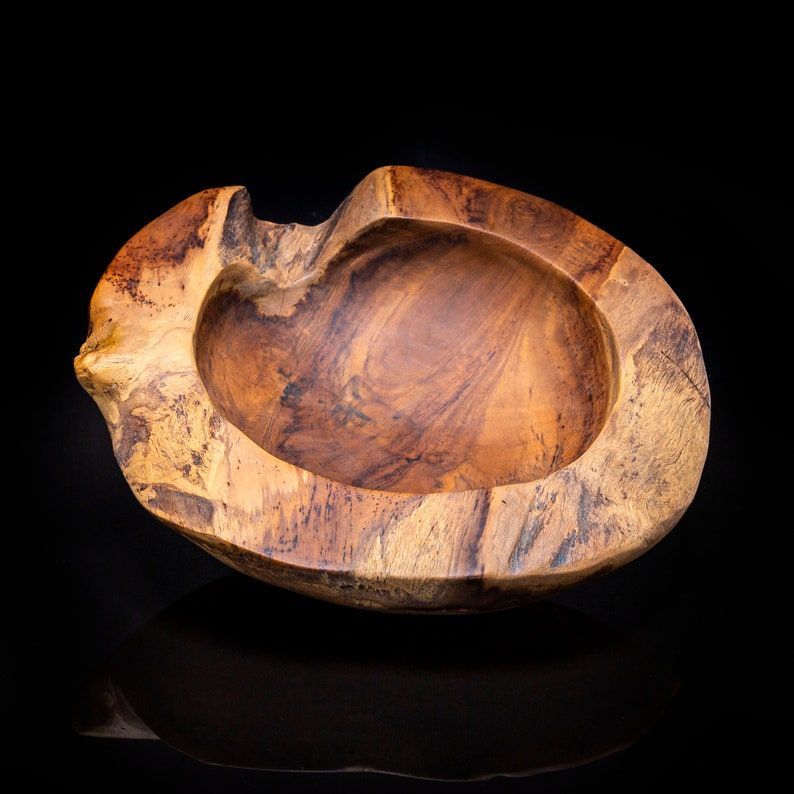 Organic Teak Root Bowl 12 | Etsy