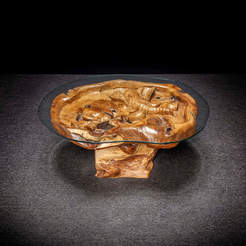 Teak Root Coffee Table - Etsy