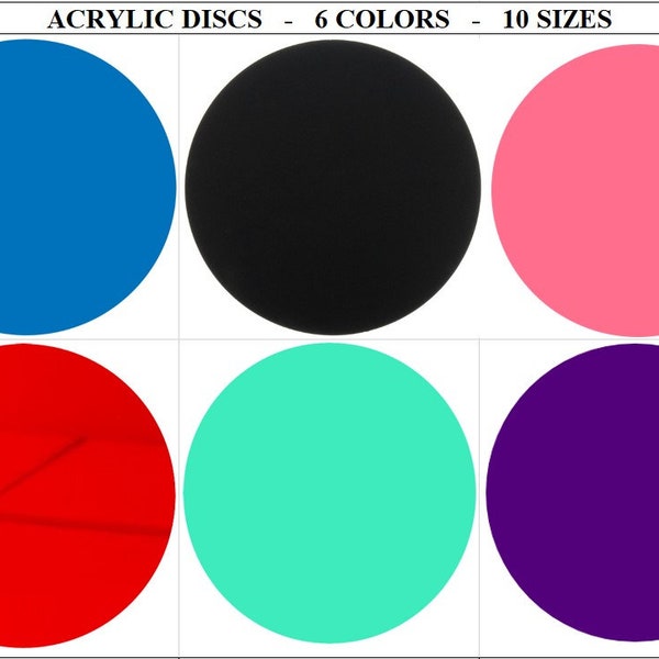 1 Inch Round Disc - Etsy