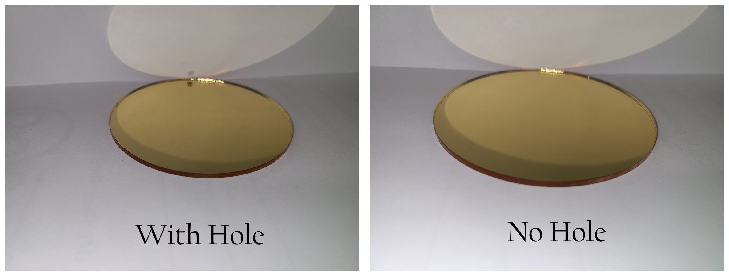 30 Laser Cut GOLD Mirror Acrylic Blank Round Discs Smooth Edge | Etsy