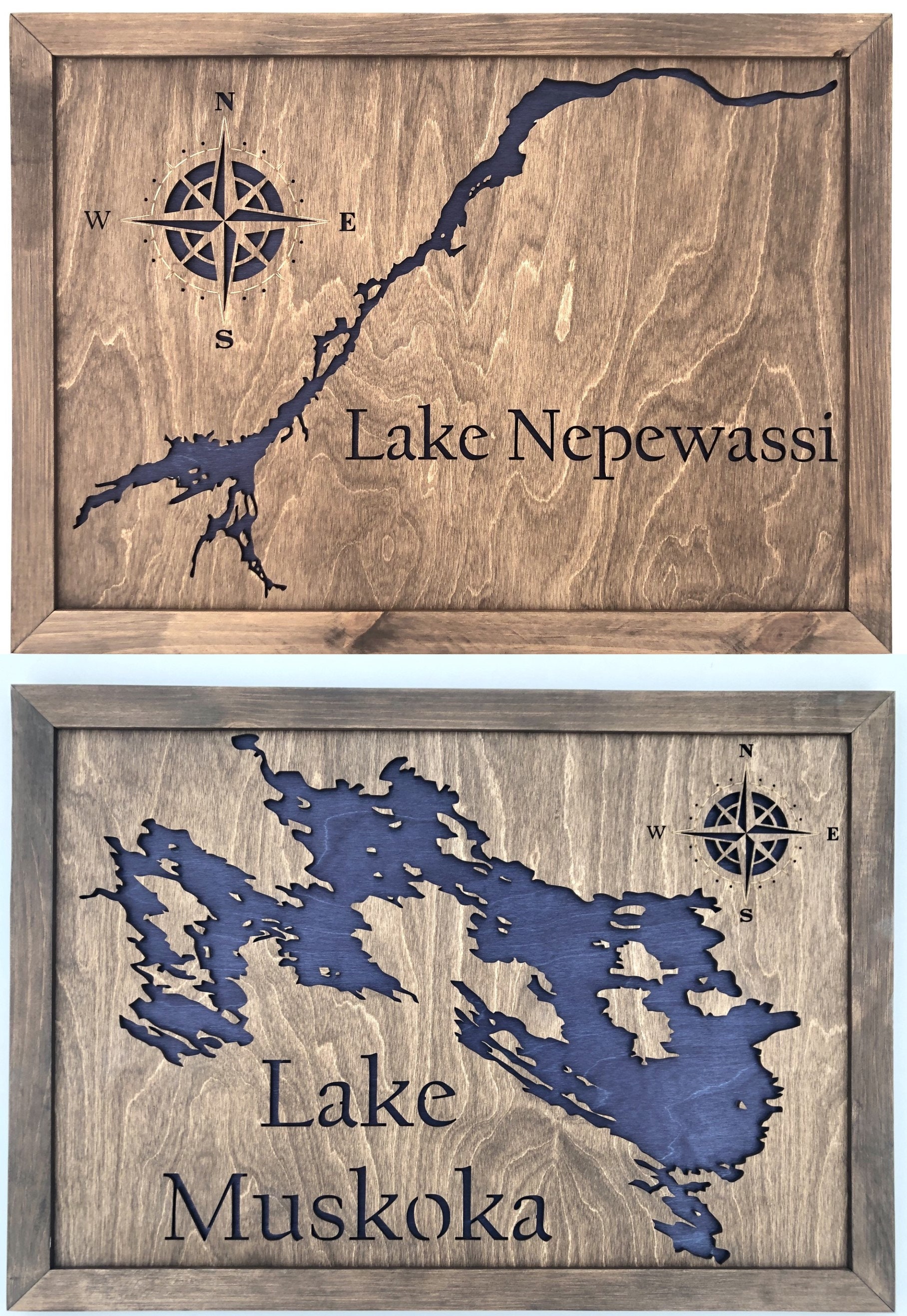 More Lake Maps of Ontario: 3D Custom Made Laser Cut and - Etsy Canada