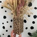 Leopard Print Ceramic Vase Hand Painted Funky Vase - Etsy