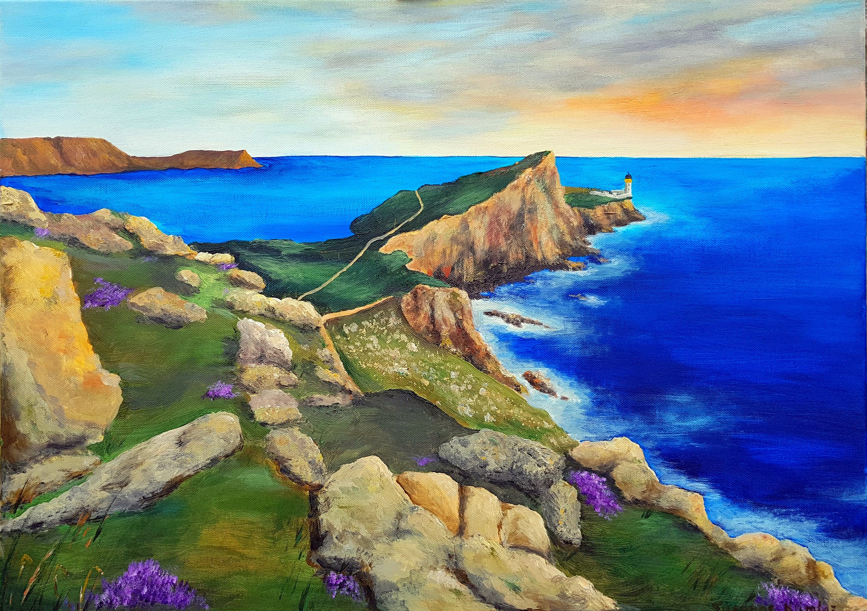 Digital Prints Art & Collectibles Neist Point Lighthouse Print Isle of ...