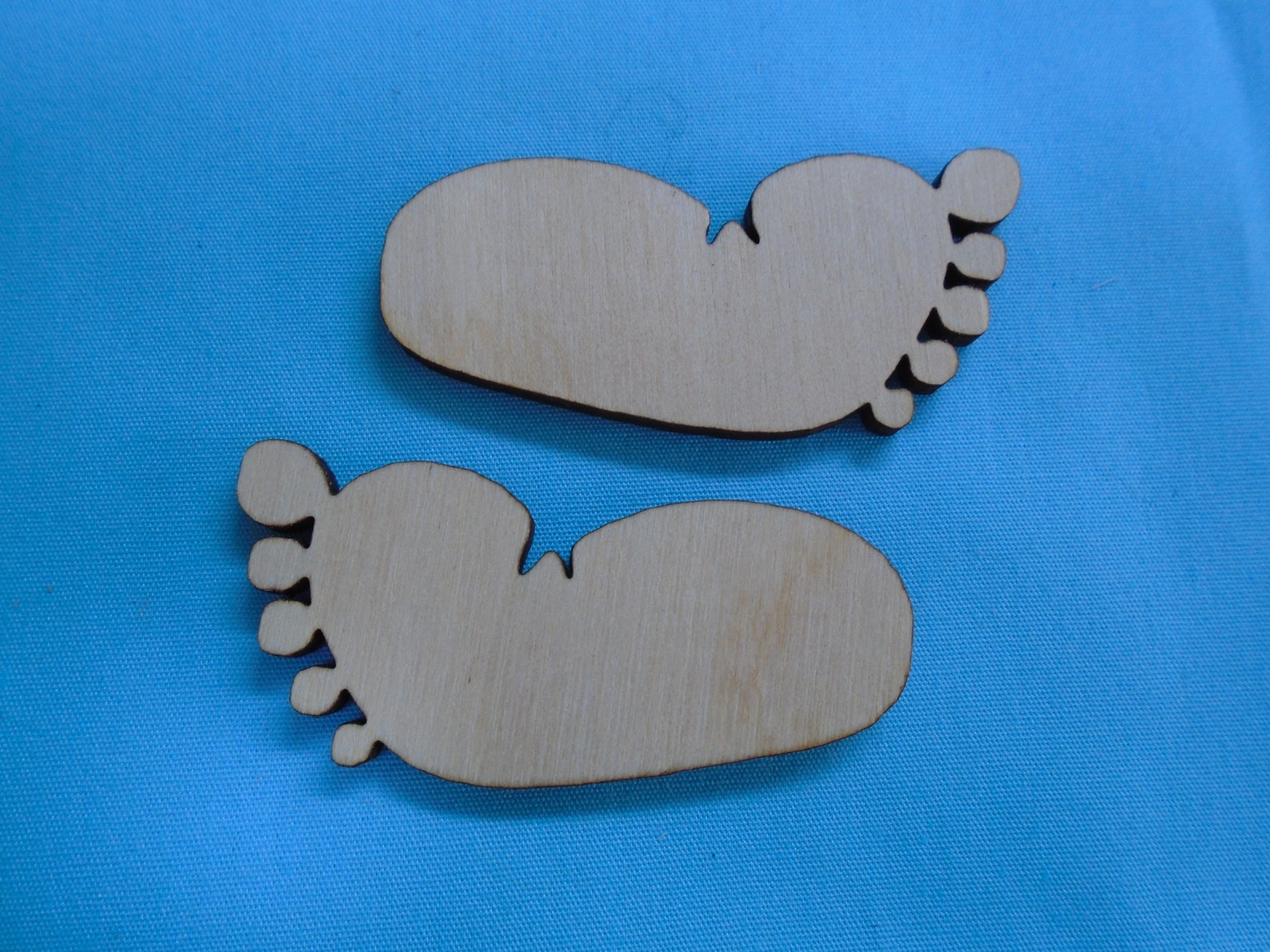 Wooden Baby Feet Pack of 10 or 20 Craft 3 Mm Plywood - Etsy