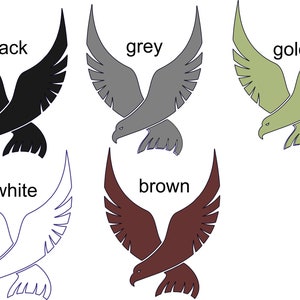 Bird of Prey Vinyl Decal Sticker Wall Art Decor Decoration - Etsy
