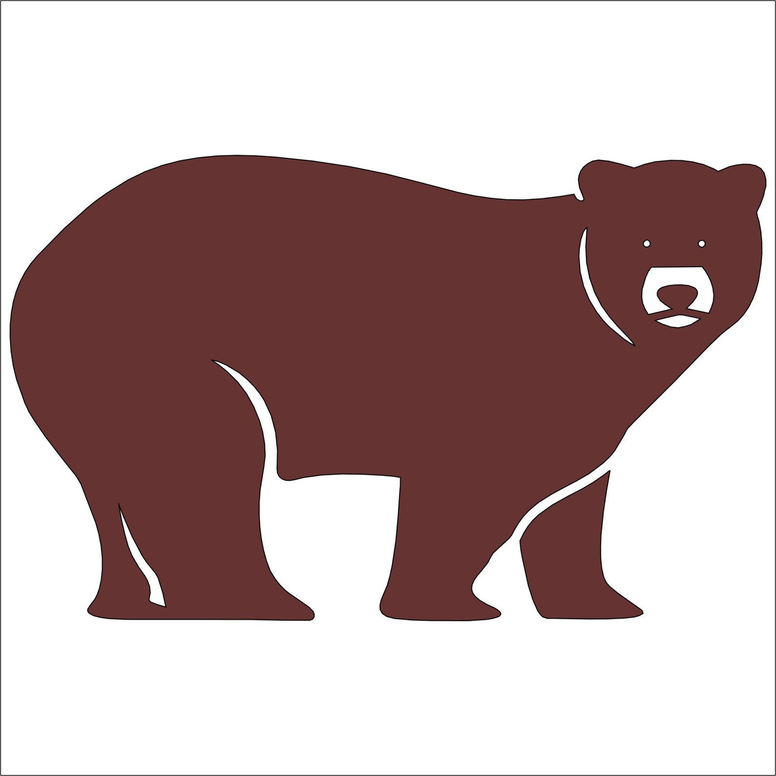 Bear Vinyl Decal Sticker Wall Art Laptop Sticker Kids Room | Etsy