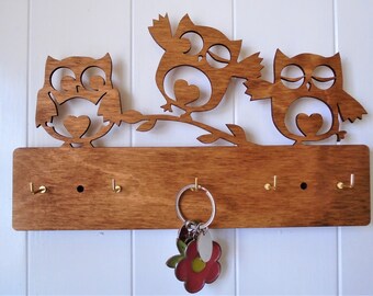 Wooden Key Holder | Etsy