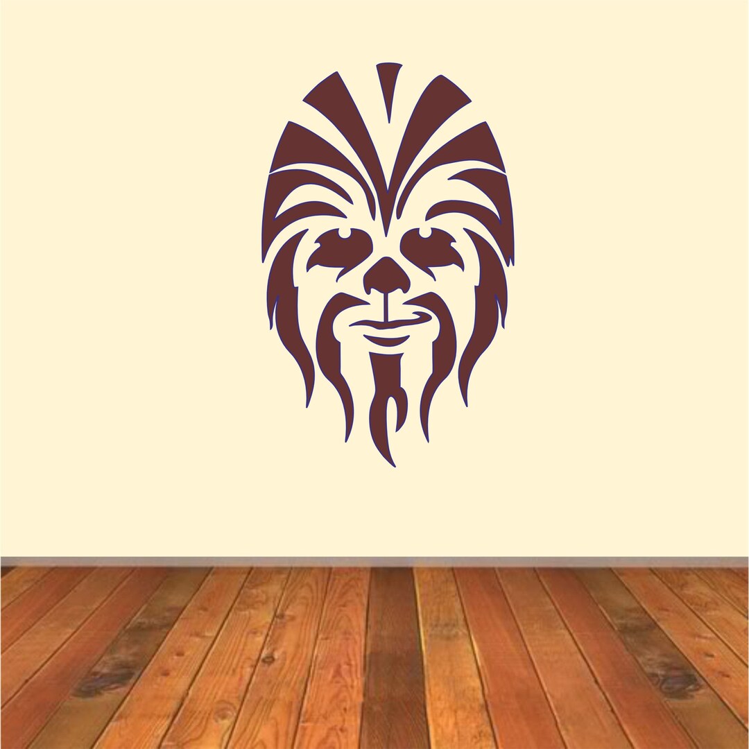 Chewbacca Star Wars Vinyl Decal Sticker Wookie Warrior Co - Etsy UK