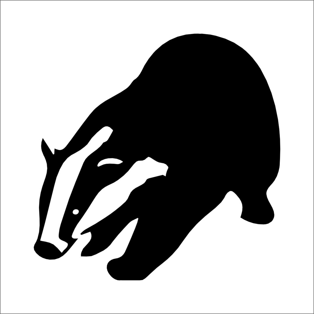 Badger Vinyl Decal Sticker Wildlife Nature Wall Window Tablet - Etsy