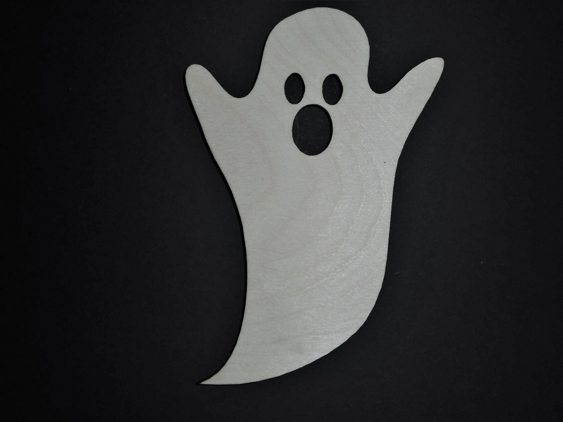 Halloween Ghost Shapes Pack of 4 5 Variations 3 Mm Plywood - Etsy UK