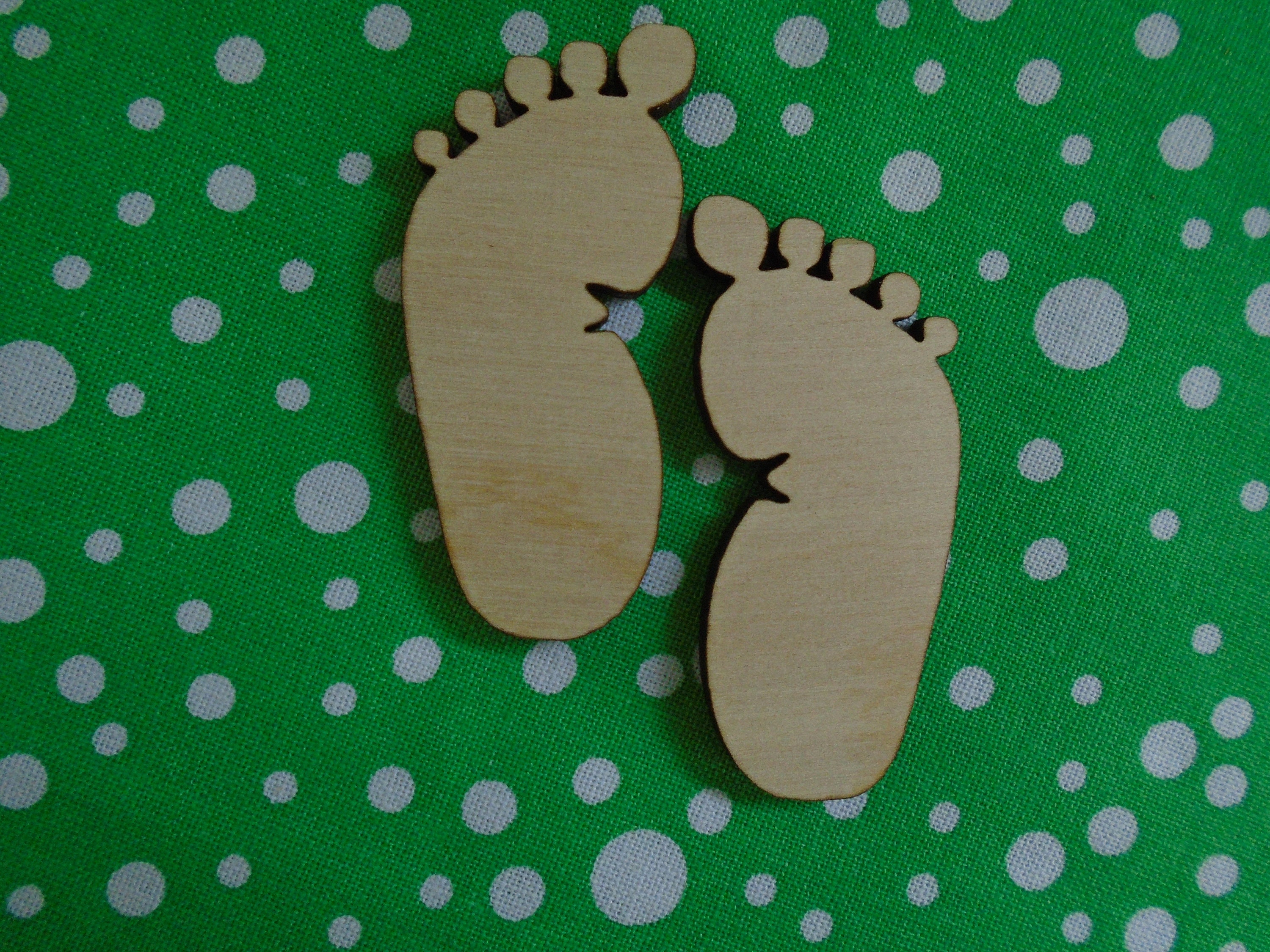 Wooden Baby Feet Pack of 10 or 20 Craft 3 Mm Plywood - Etsy