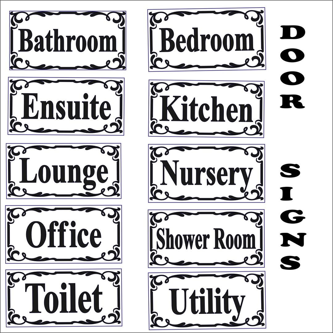 Door Signs Vinyl Decal Sticker Door Sticker Hotels Guest - Etsy