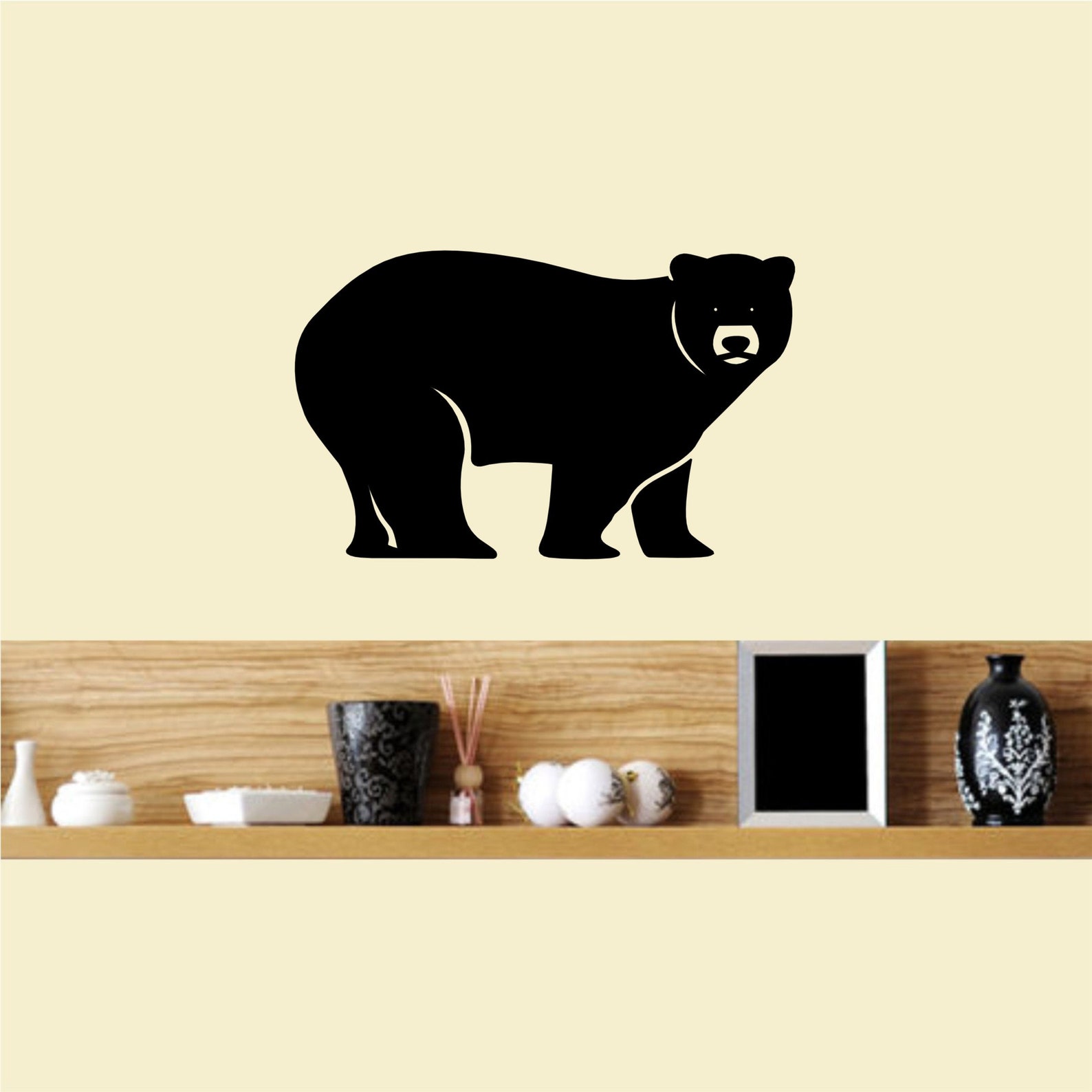 Bear Vinyl Decal Sticker Wall Art Laptop Sticker Kids Room | Etsy
