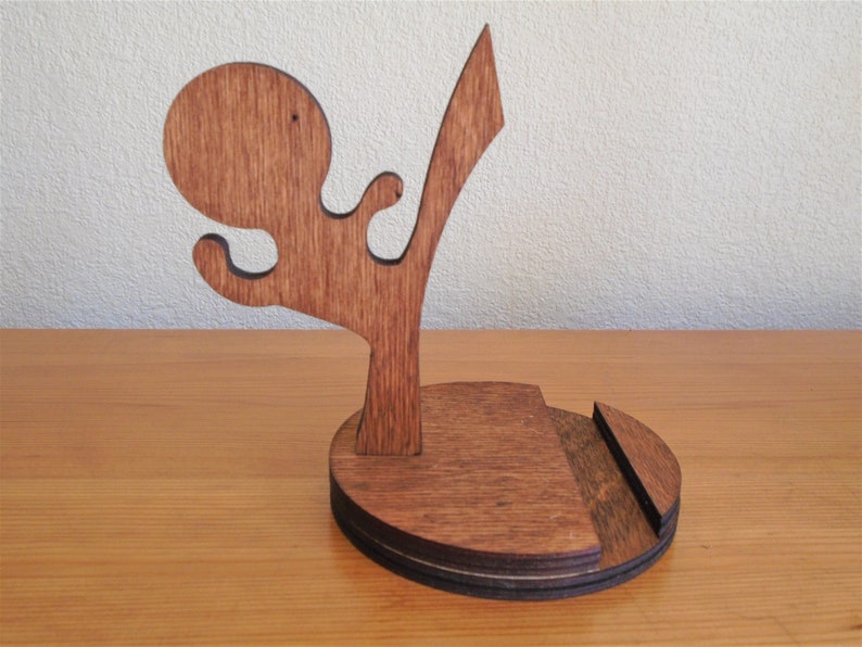Karate Kicking Wooden Mobile Phone Stand Holder Phone - Etsy