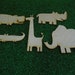Wooden Animal Shapes Set of 5 Laser Cut Craft Shapes - Etsy