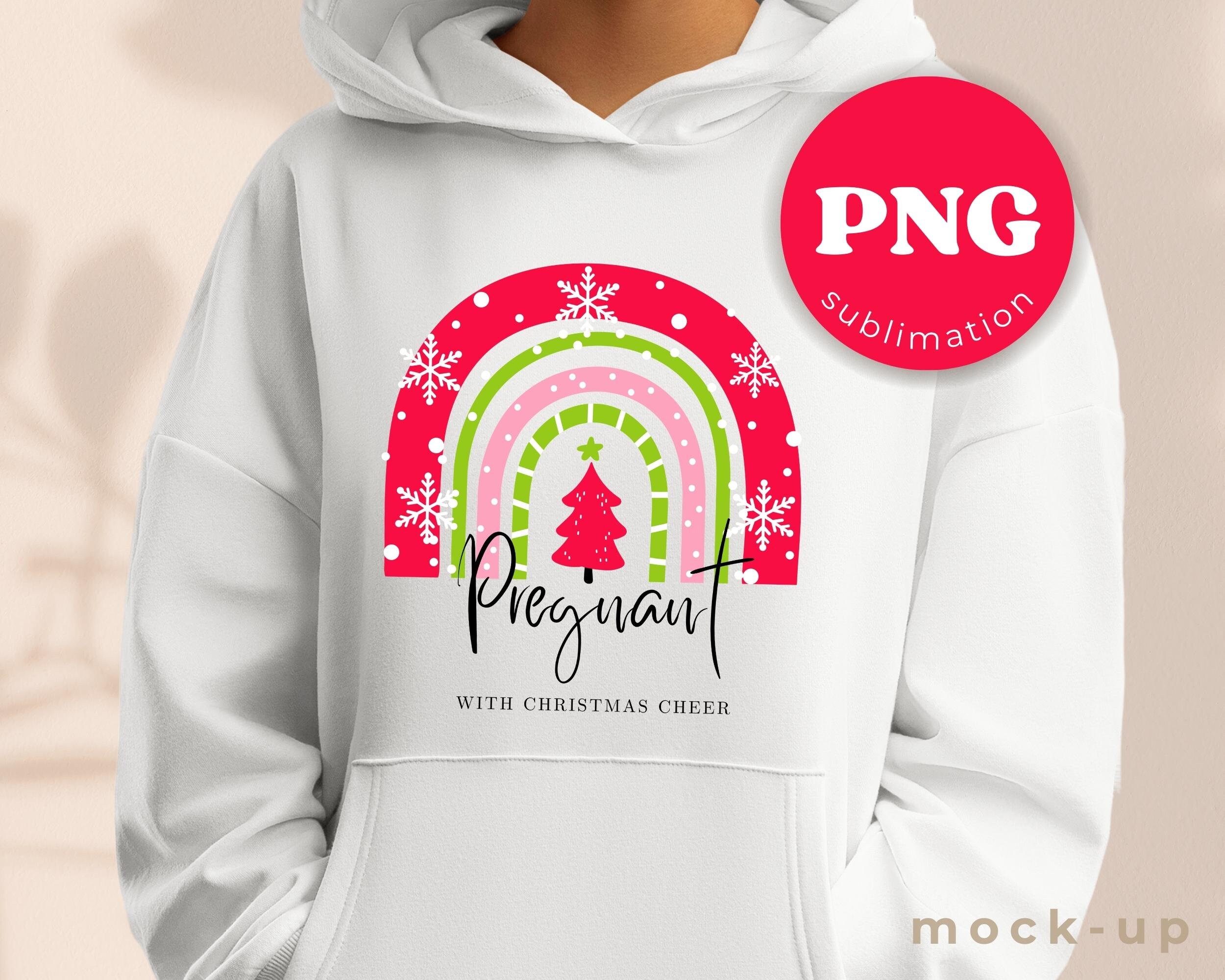 Christmas Mom-to-be PNG for Sublimation INSTANT DOWNLOAD Maternity ...