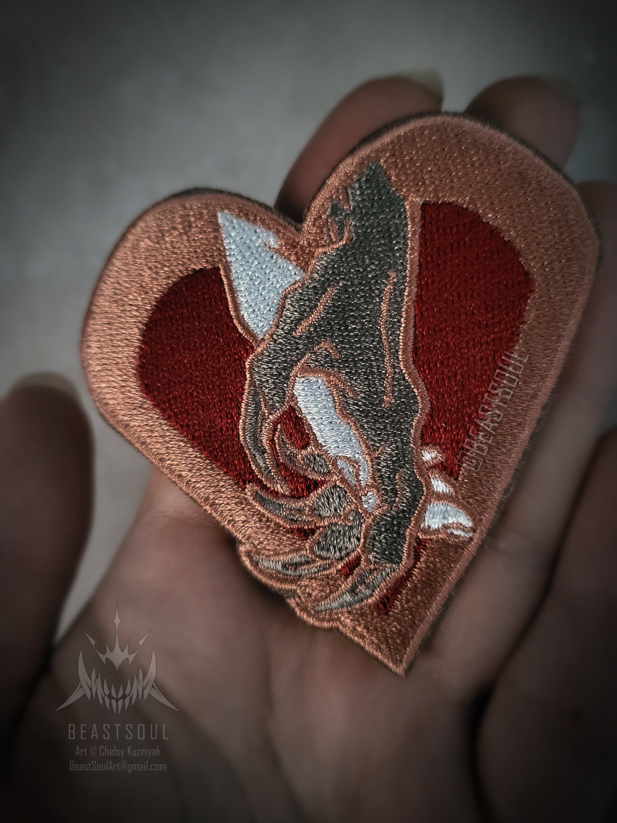 Monster Lover Hand Holding Terato Iron-on Embroider Patch - Etsy