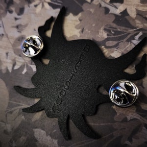 Oni Japanese Demon Skull Enamel Pin - Etsy