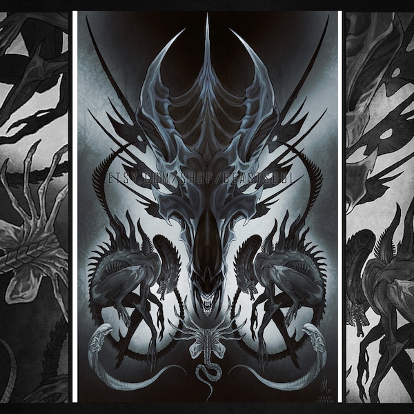 Queen Mother Xenomorph - Etsy