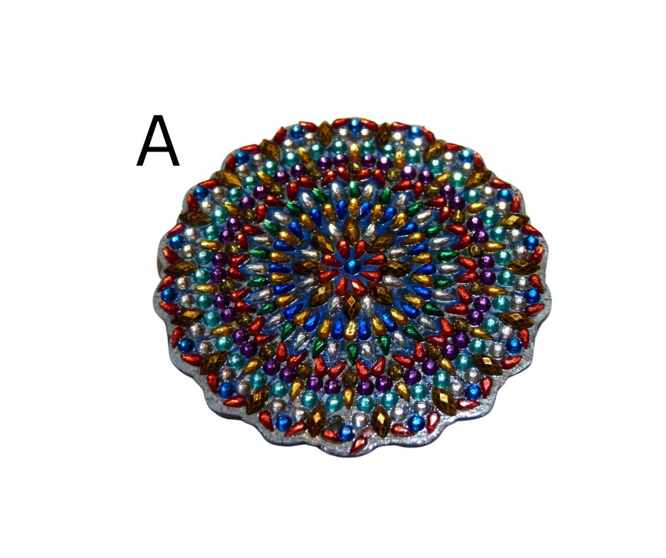 Intricate Mandala Diamond Art Keychains, FINISHED PRODUCT, Free ...