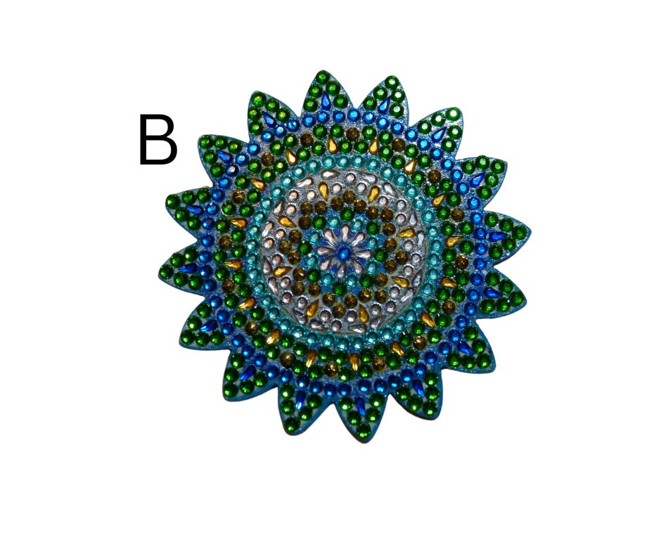 Intricate Mandala Diamond Art Keychains, FINISHED PRODUCT, Free ...