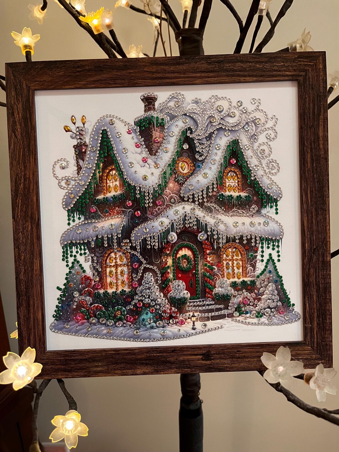 COMPLETED and FRAMED! Victorian House Diamond Art Painting, 10"x10 ...