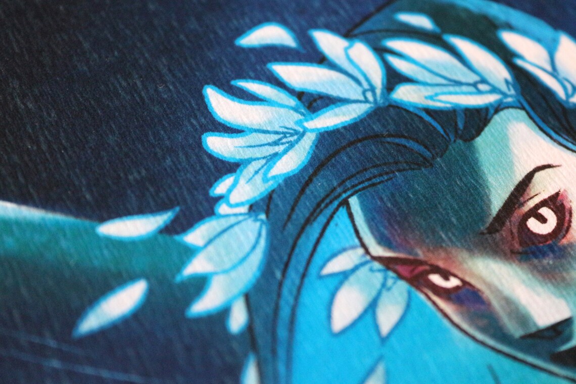 Siren: Original Art Print Digital Illustration/ Mythology/ - Etsy Ireland