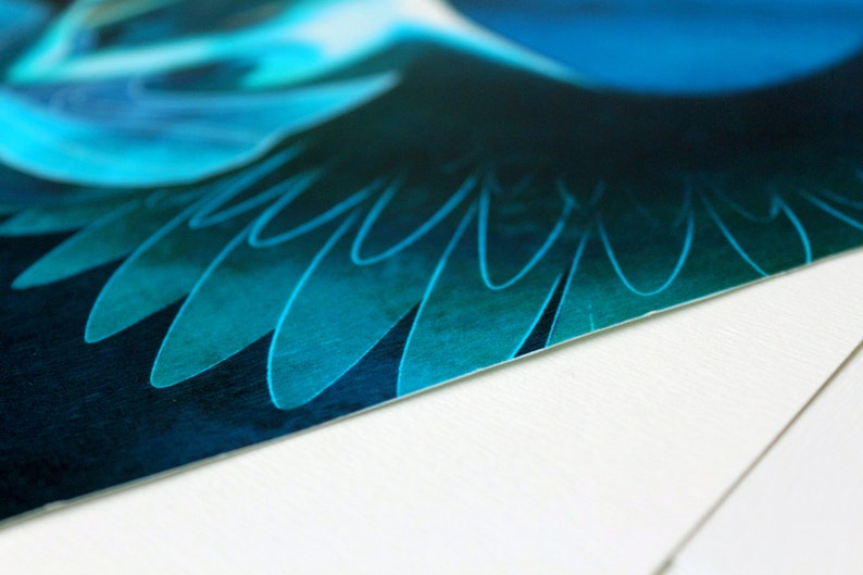 Siren: Original Art Print Digital Illustration/ Mythology/ | Etsy Ireland