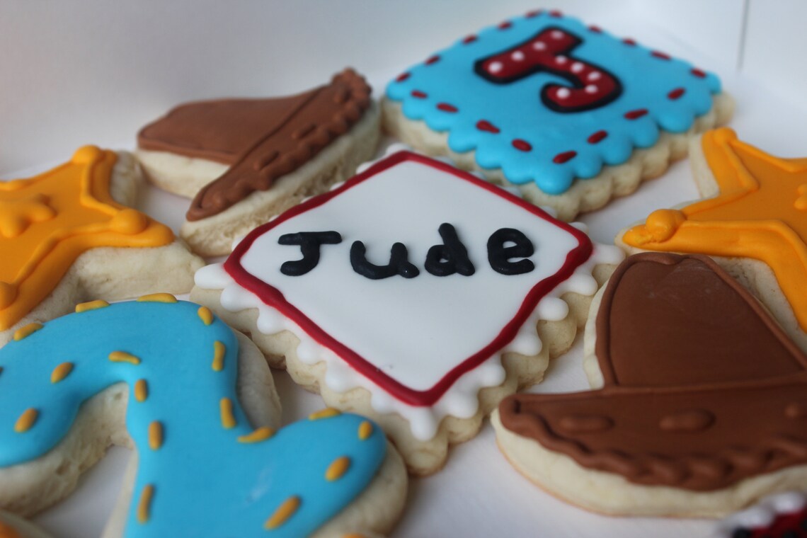 1 Doz Toy Story Cookieswoody's Round up Cookies birthday | Etsy
