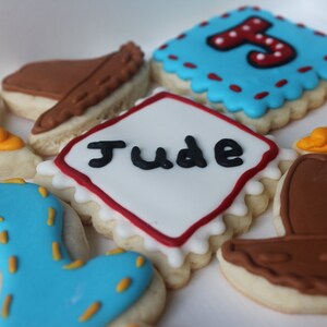 1 Doz Toy Story Cookies*woody's Round up Cookies *birthday Cookies ...