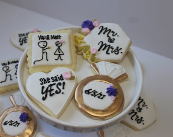 She Said Yes Cookie | Etsy