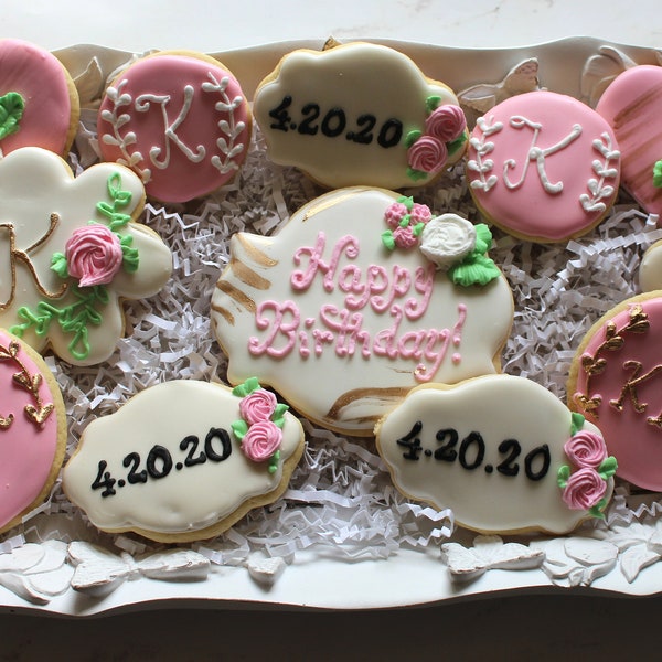 Initial Cookie - Etsy