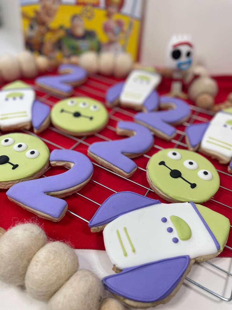 1 Doz Toy Story Buzz Lightyear Inspired Cookies birthday - Etsy