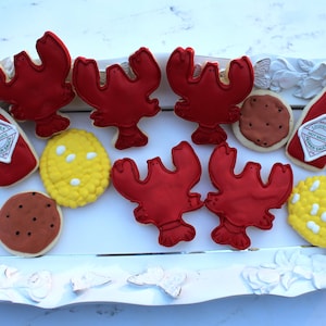 1 Doz Crawfish Cookies *crawfish Boil Cookies*louisiana Cookies*louisiana*crayfish*crawdad ...