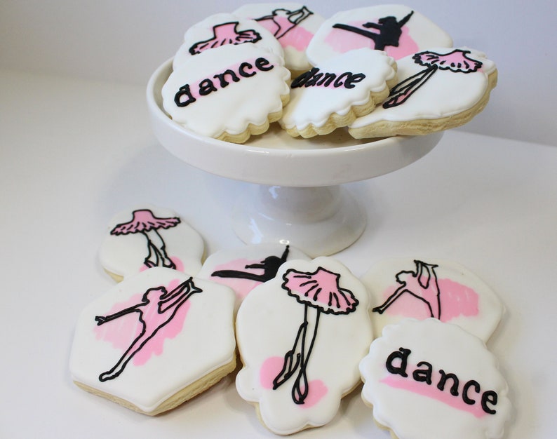 Dancer Cookies, Ballet & Jazz Shoe Decorated Cookies (1 Dozen) - Etsy