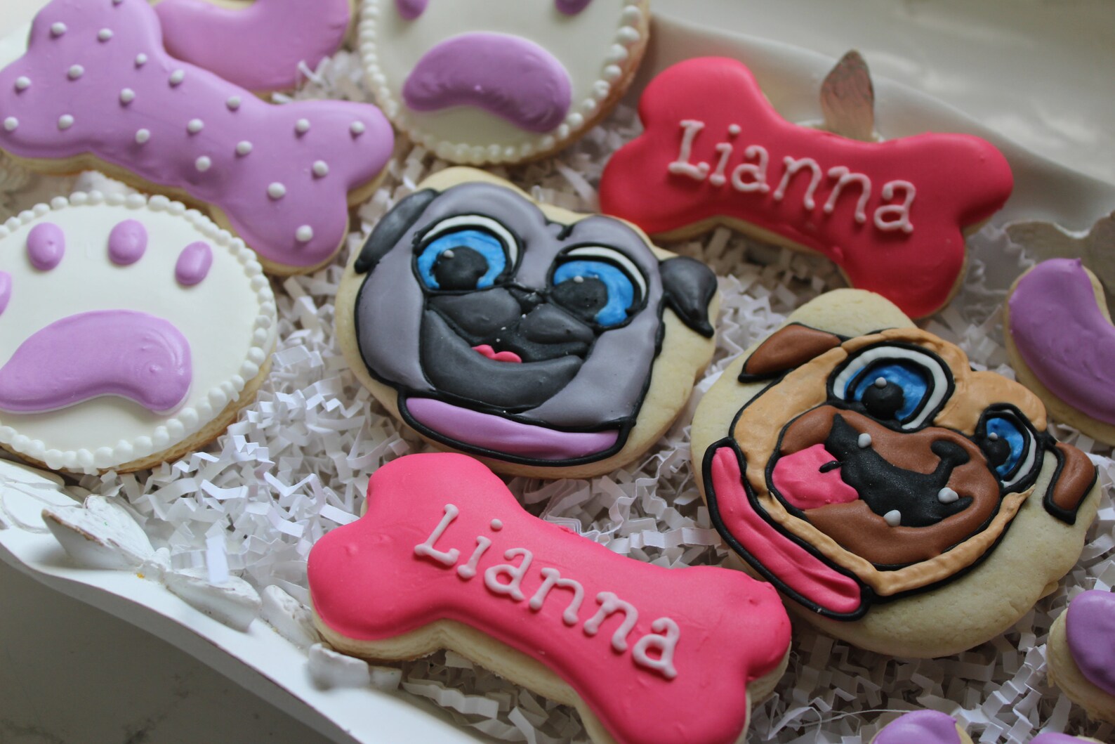 1 Doz Puppy Dog Pal Cookiescookies birthday Cookiespuppy | Etsy