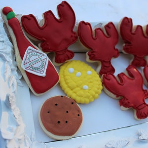 1 Doz Crawfish Cookies *crawfish Boil Cookies*louisiana Cookies ...