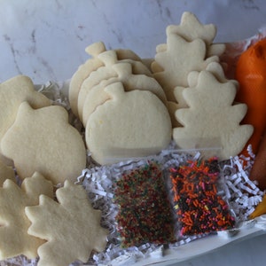 1 Doz*fall/autumn Cookie Box*decorate Your Own Cookie*cookie Party ...