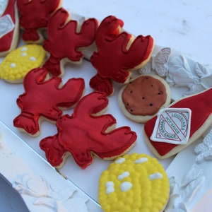 1 Doz Crawfish Cookies *crawfish Boil Cookies*louisiana Cookies ...