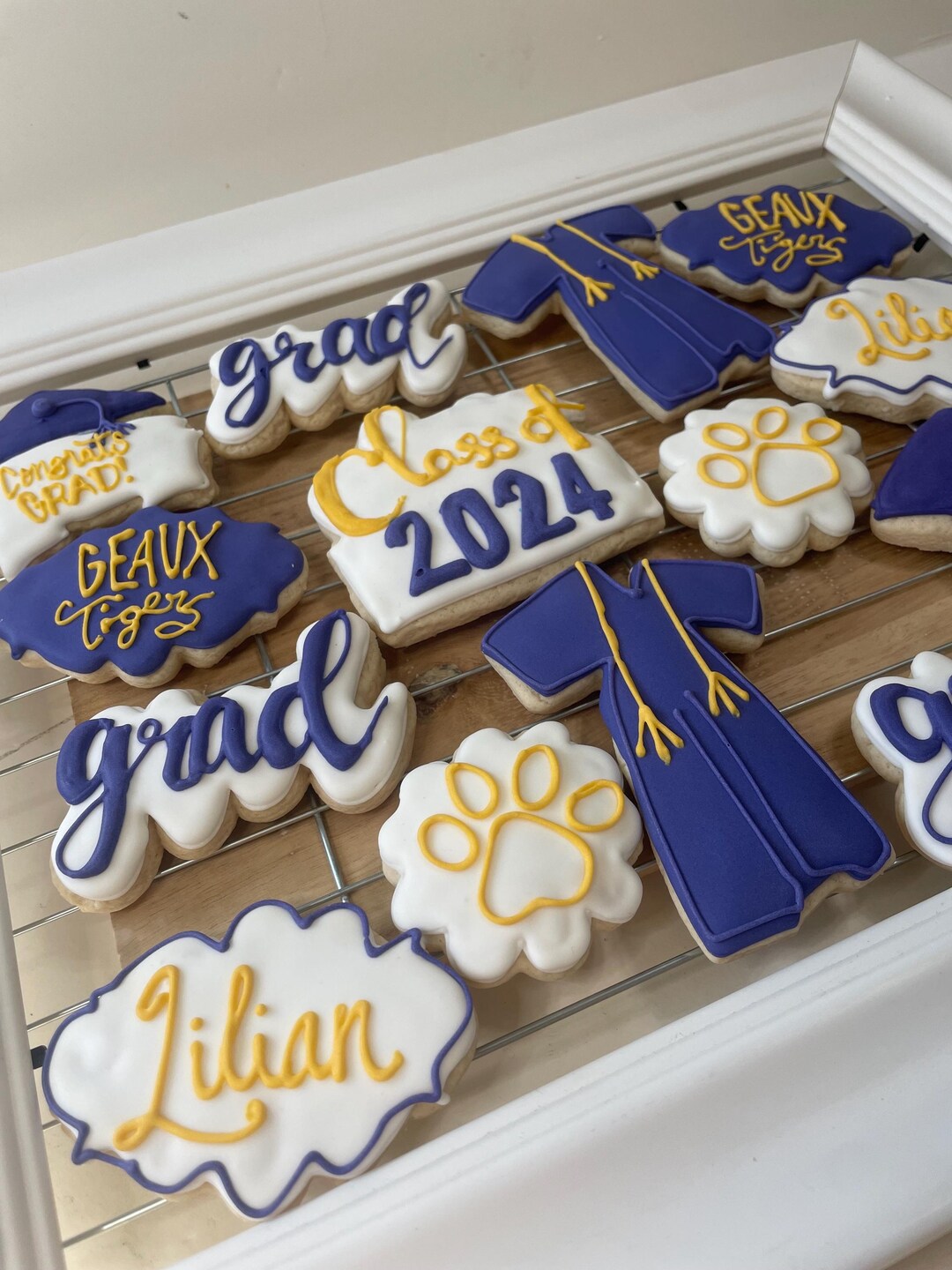 1 Doz Graduation Ceremony Cookies*class of 2024 2025* Personalized ...