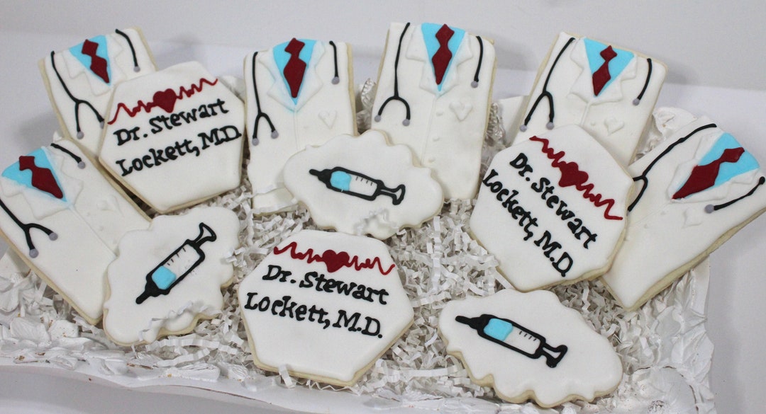 White Coat Ceremony Cookies: Doctor, Nurse, Physician Gift - Etsy