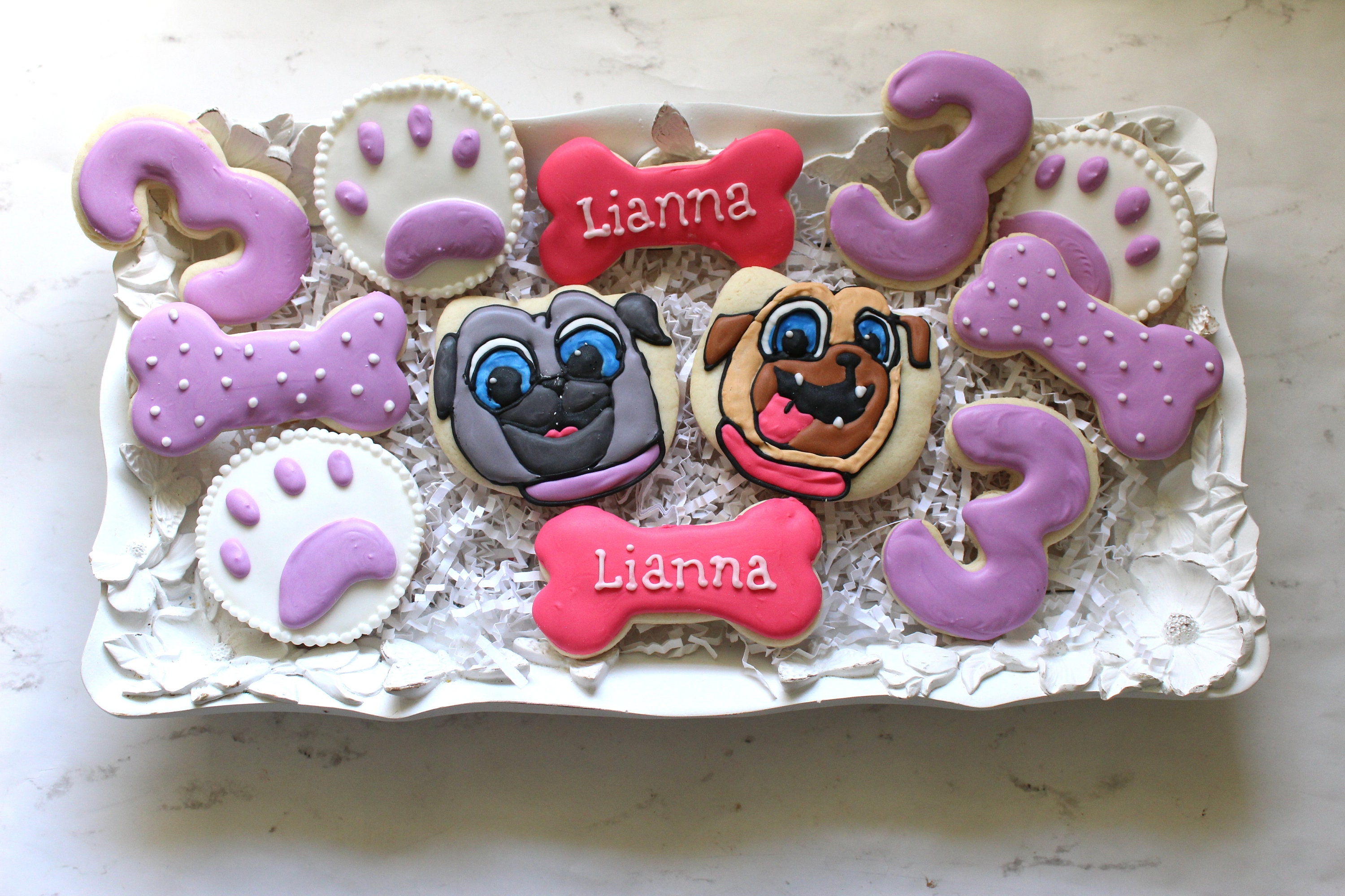 1 Doz Puppy Dog Pal Cookiescookies birthday Cookiespuppy | Etsy