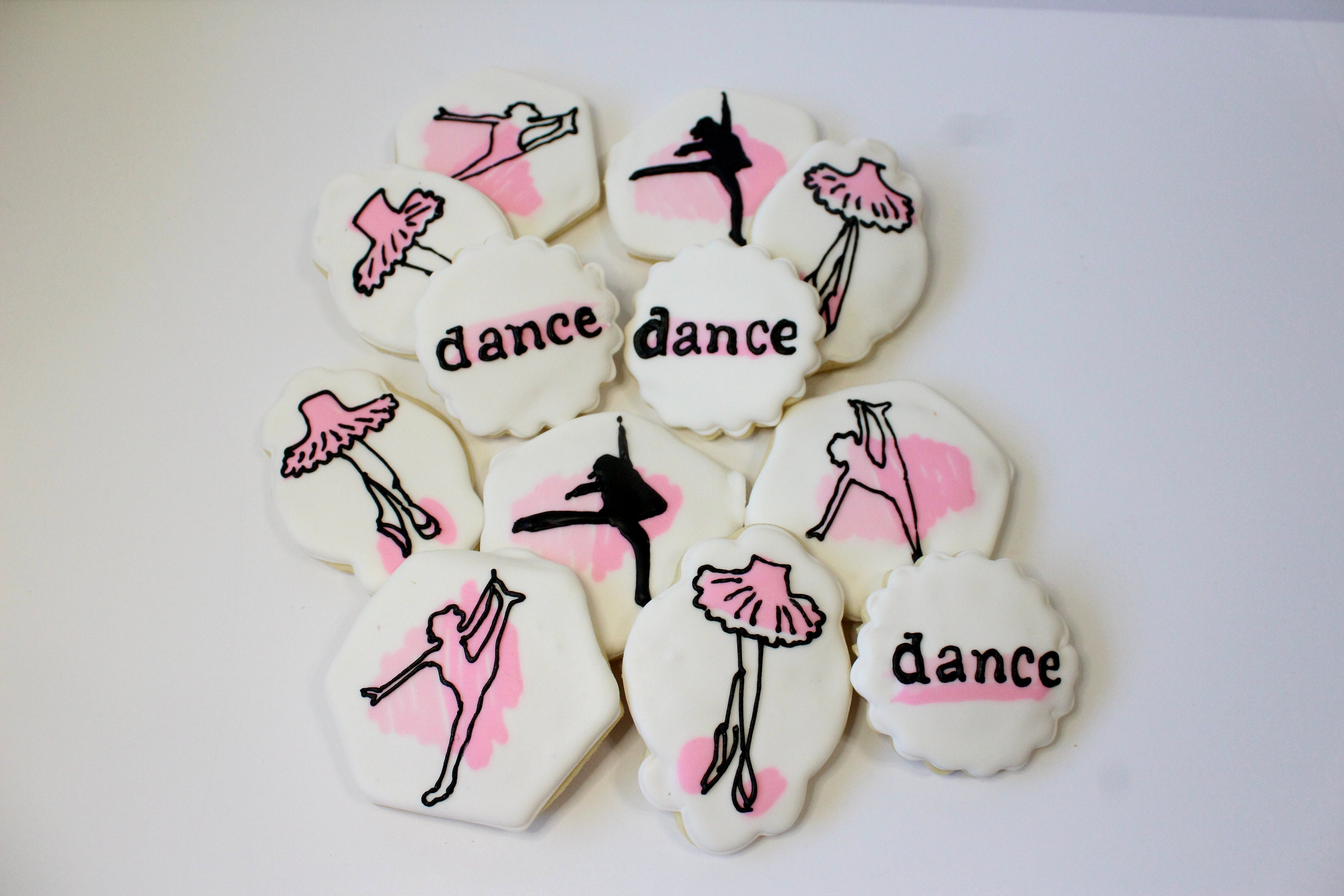 Dancer Cookies, Ballet & Jazz Shoe Decorated Cookies (1 Dozen) - Etsy