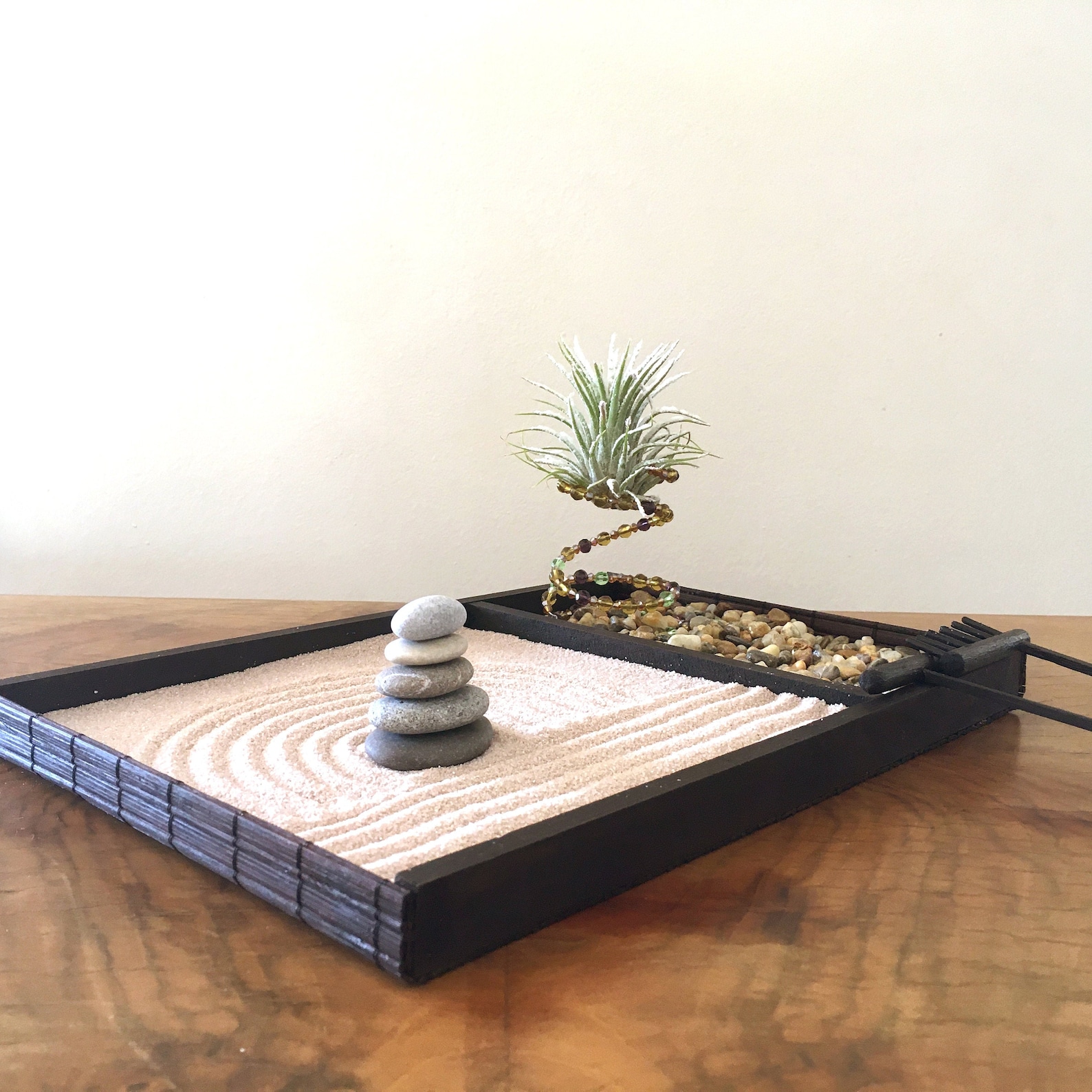 Meditation Zen Garden Kit Middle Desk Zen Garden Tray With Sand - Etsy